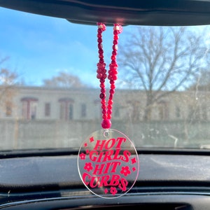 Trendy Car Charm / Rear View Mirror Decor / Car Accessory / Groovy ...