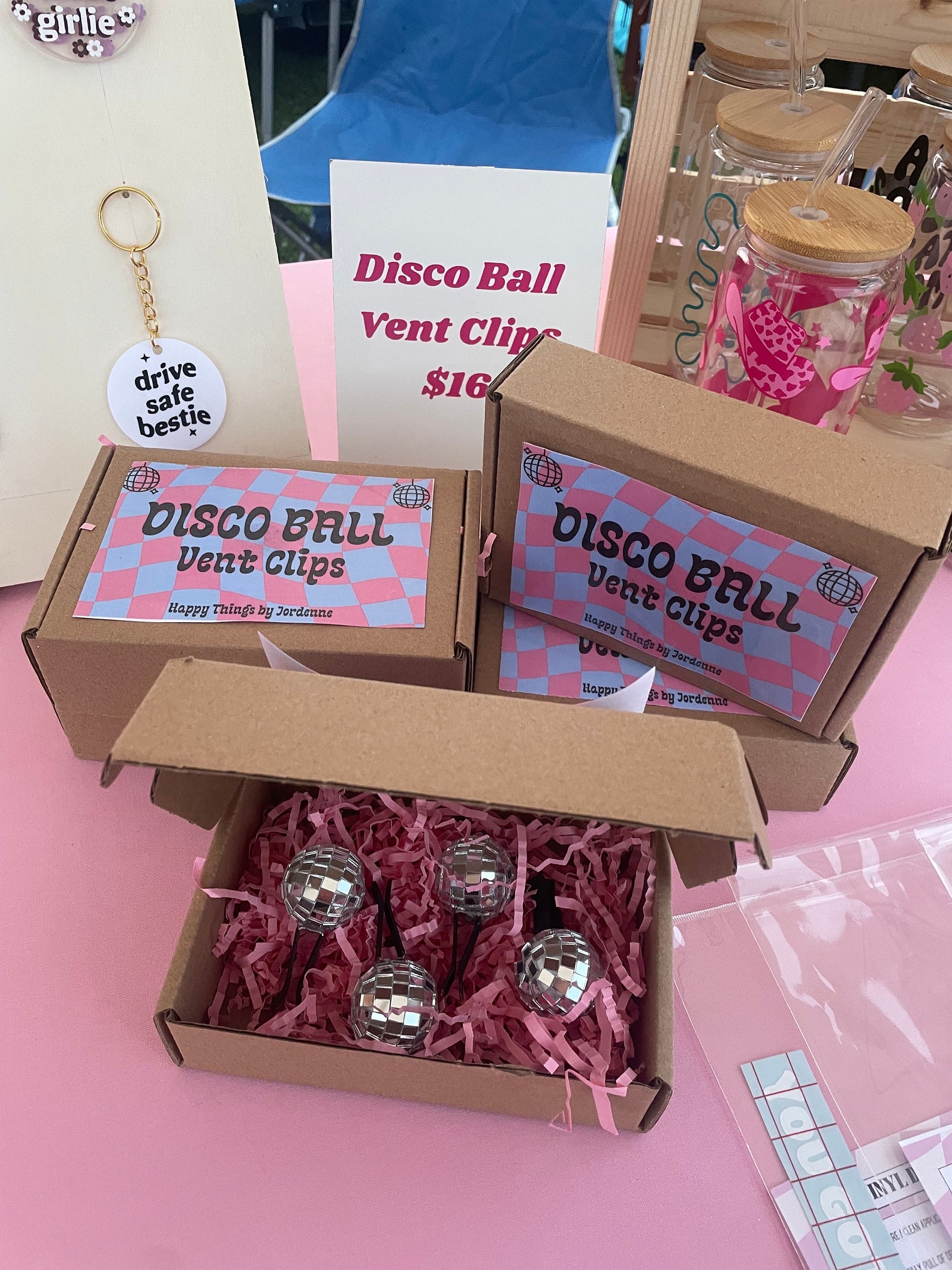 DISCO BALL Car Vent Clips - Etsy