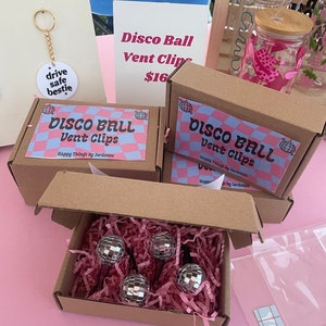 DISCO BALL Car Vent Clips - Etsy