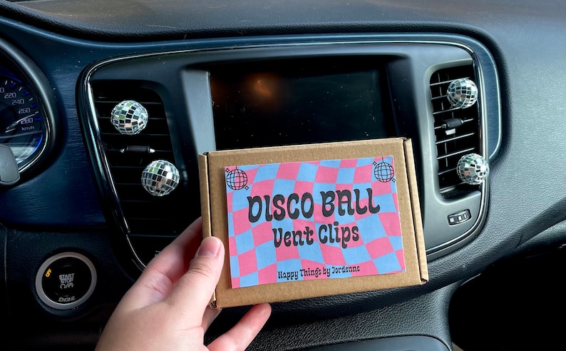 DISCO BALL Car Vent Clips - Etsy