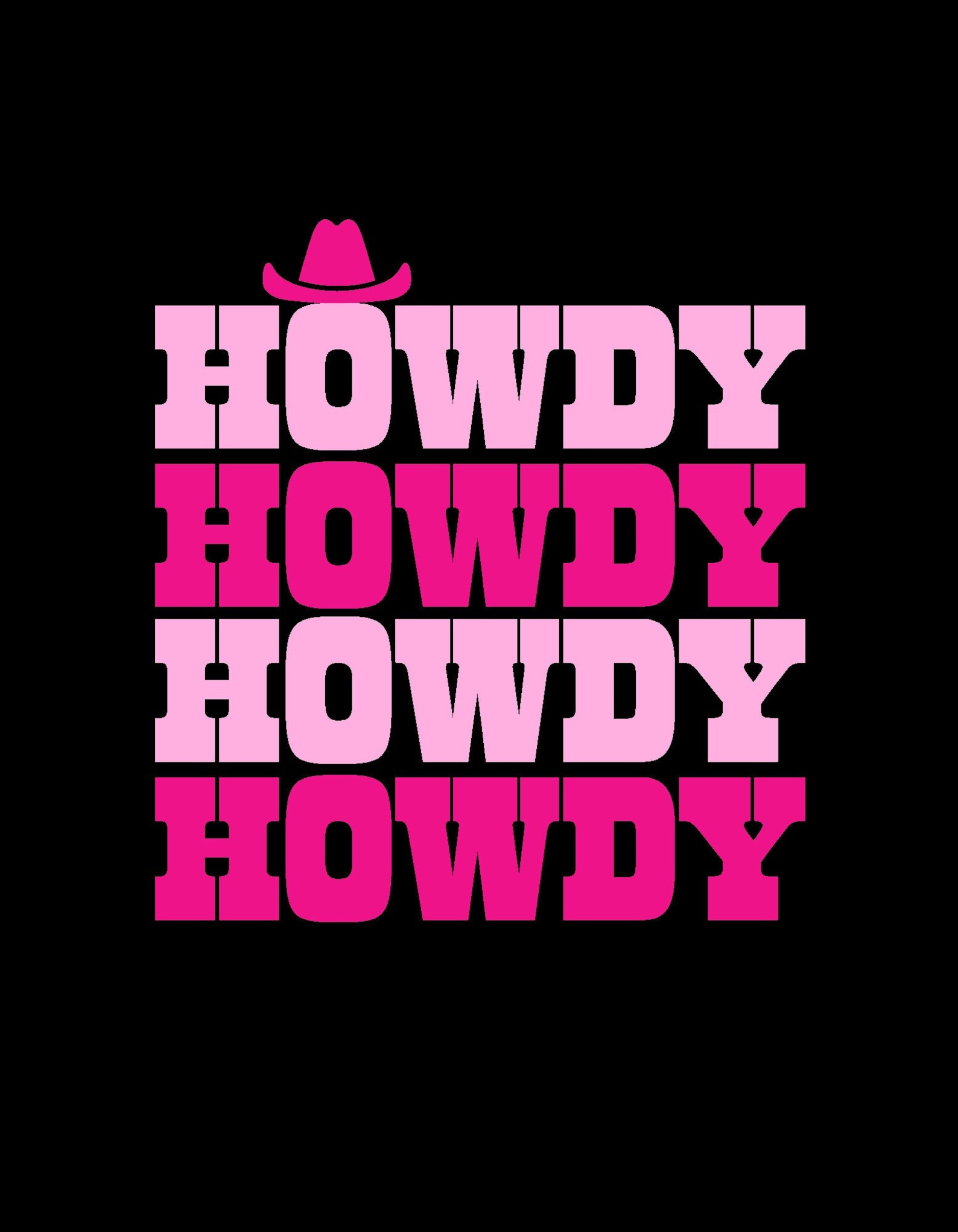 HOWDY HOWDY HOWDY Svg and Png / Western Svg / Can Glass Wrap / Trendy ...