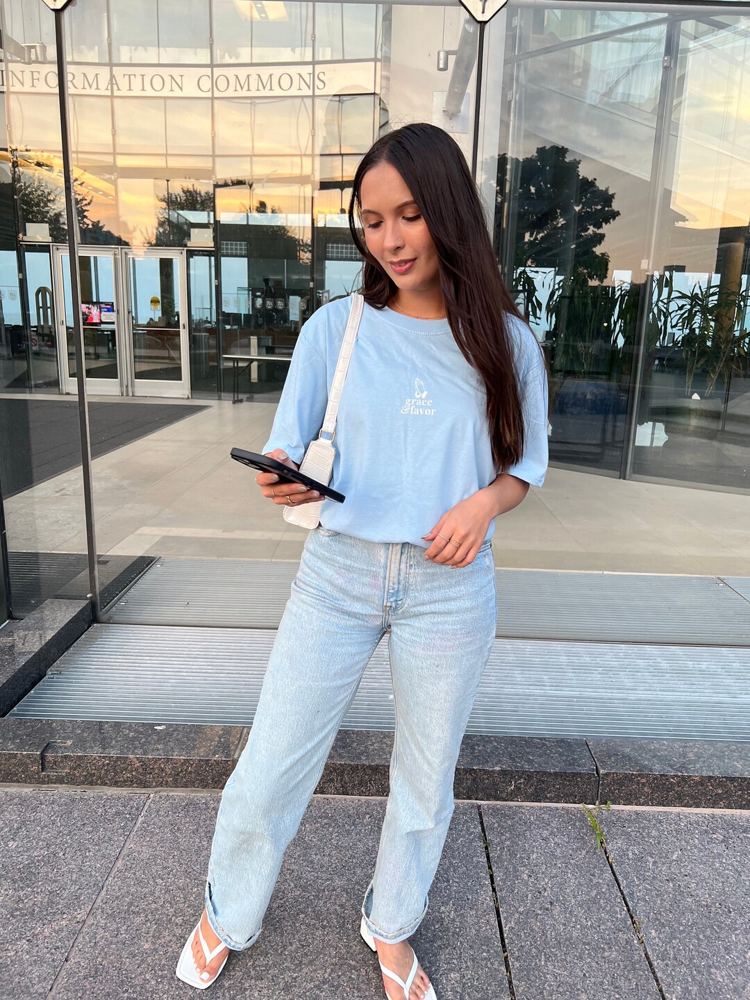 Grace and Favor Logo Tee - Etsy