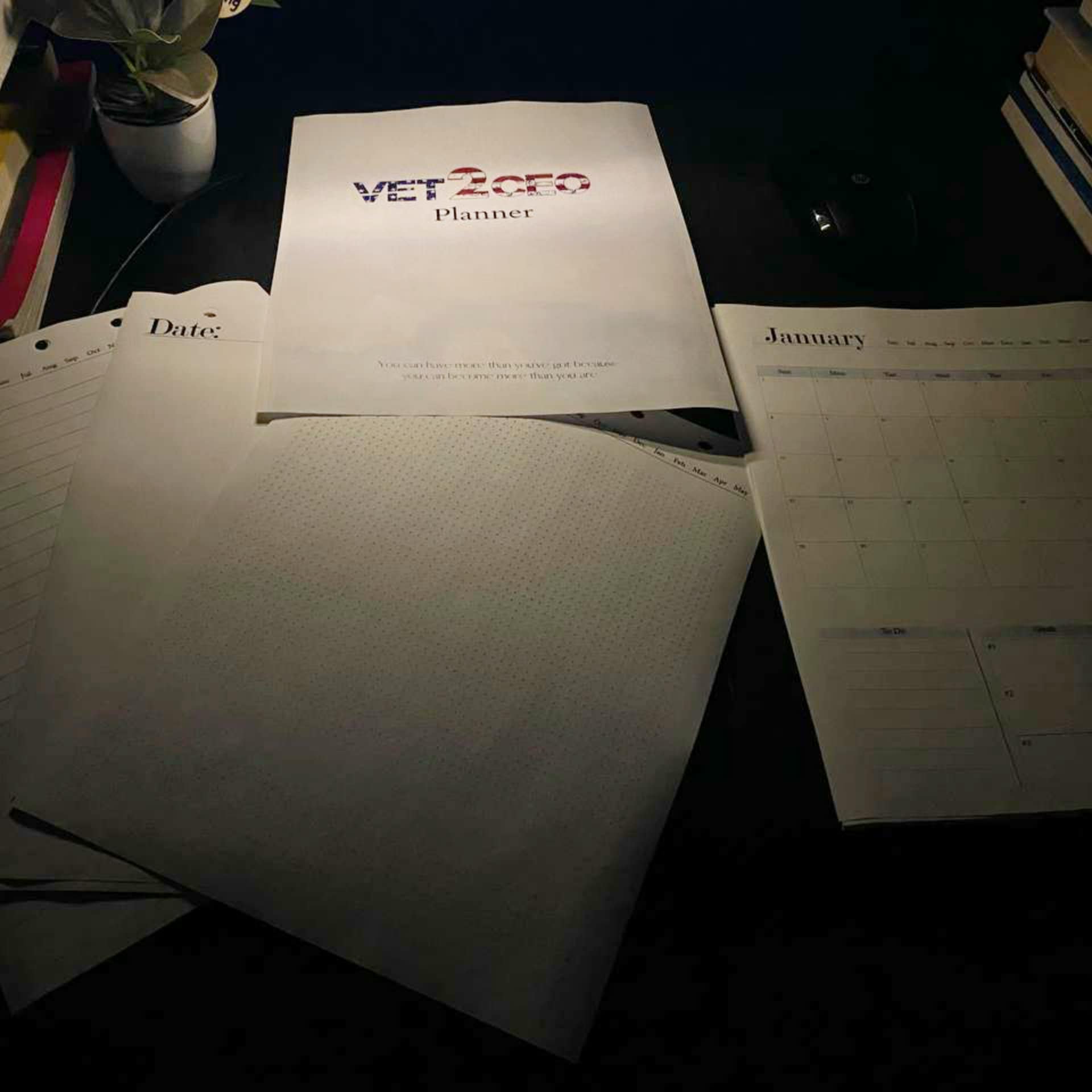 Planner Printable at Home Downloadable Military Veteran Digital 2022 ...