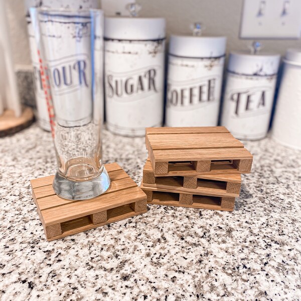 Mini Pallet Coaster - Etsy