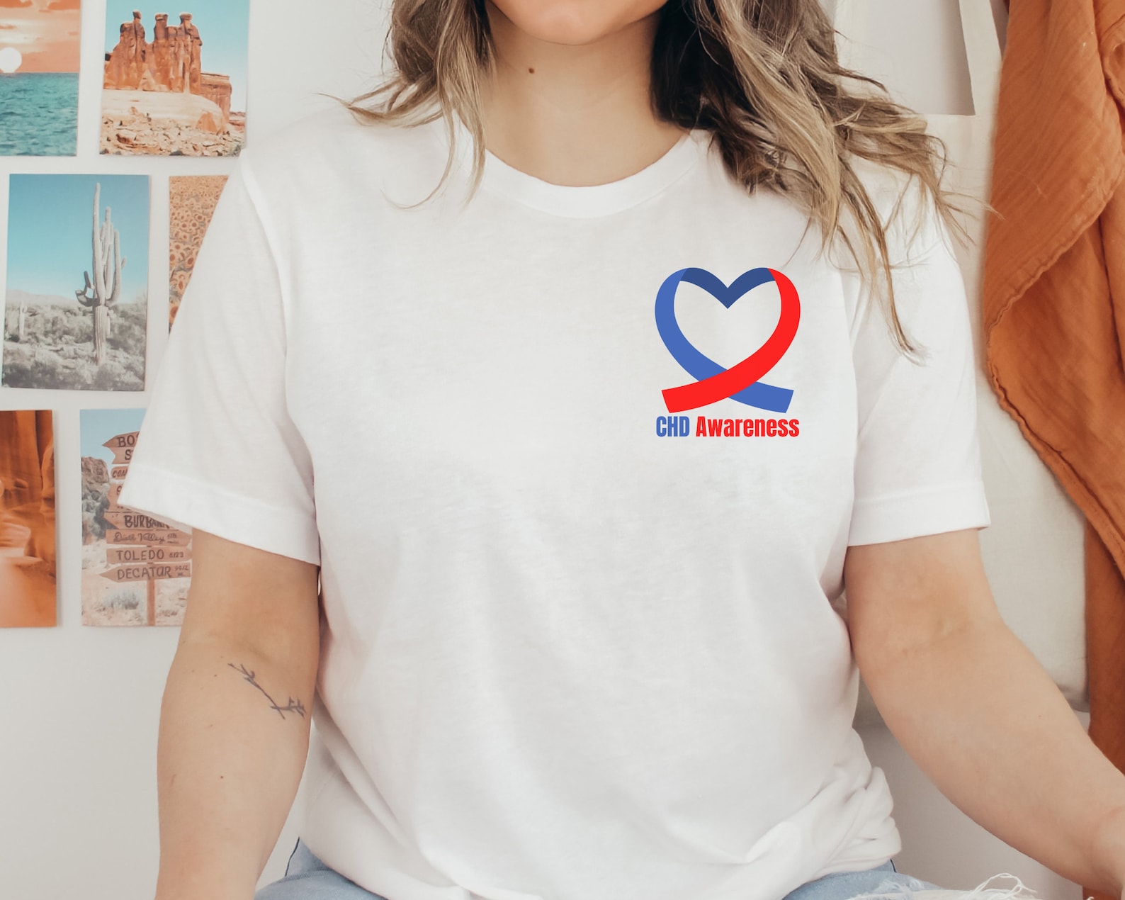 CHD Awareness Shirt, Congenital Heart Defect Awareness T-shirt, Heart ...