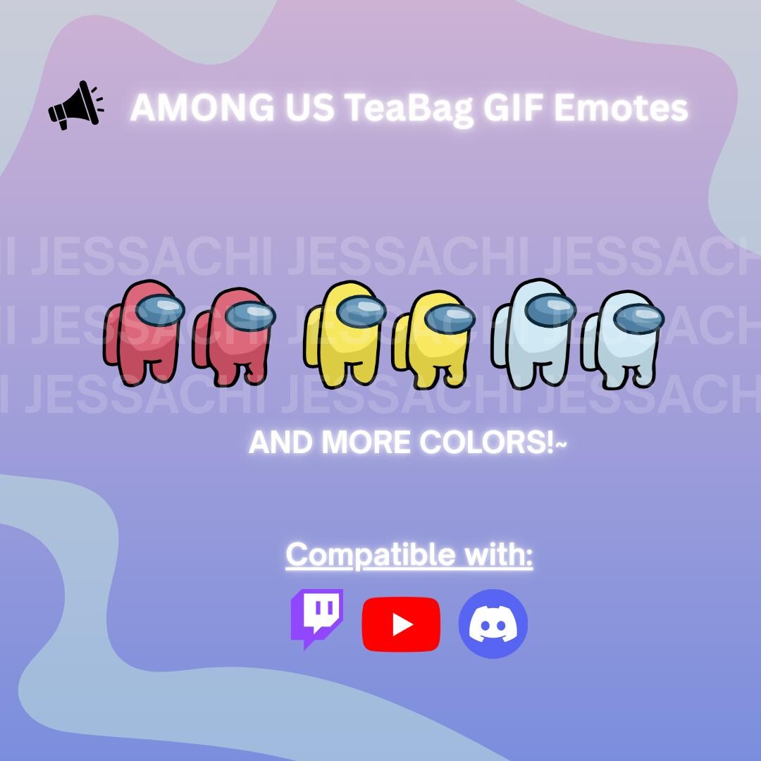 Funny Among Us T-bag Emote GIF | Animated Discord Twitch Emote Pack ...