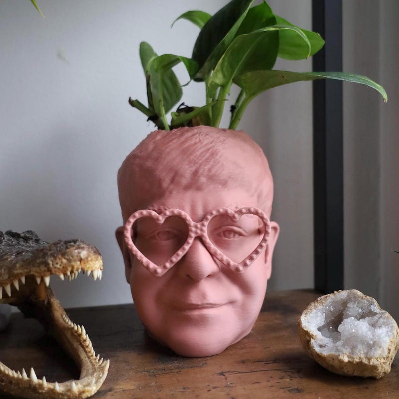 Floral Plant Pot Beige - Etsy