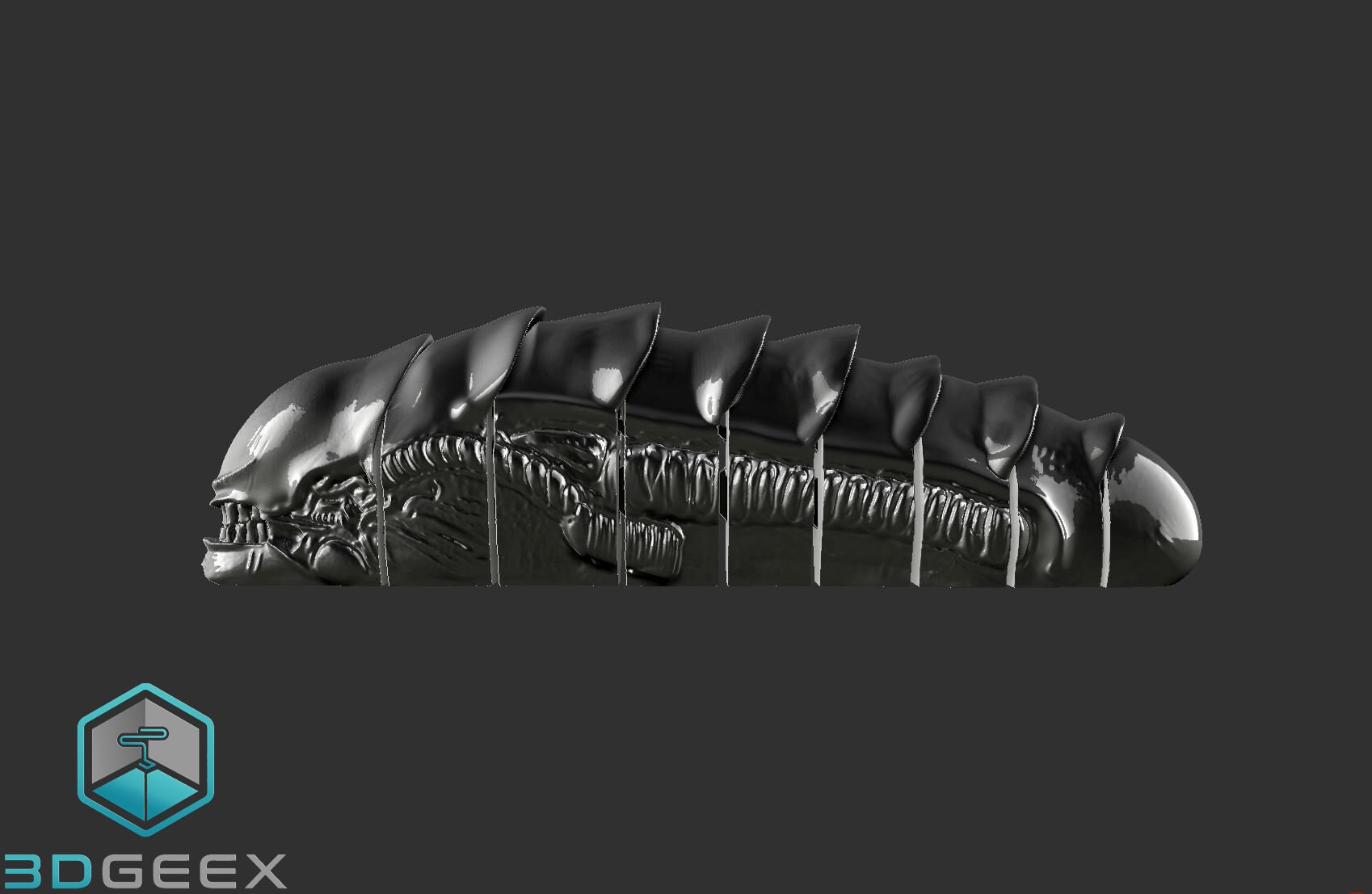 Articulated Xenomorph Head Worm - Etsy