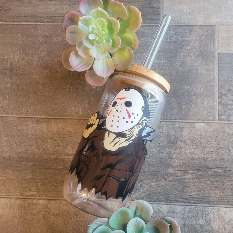 Jason Voorhees Glass Cups - Etsy