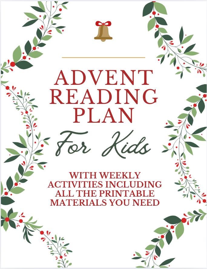 Advent Plan + Activity Guide for Kids! Digital Download - Etsy