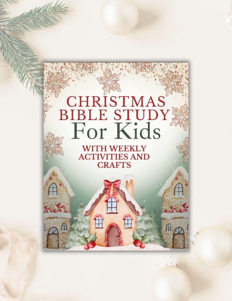 Kids Advent Bible Study | Christmas Scripture Activities (digital ...