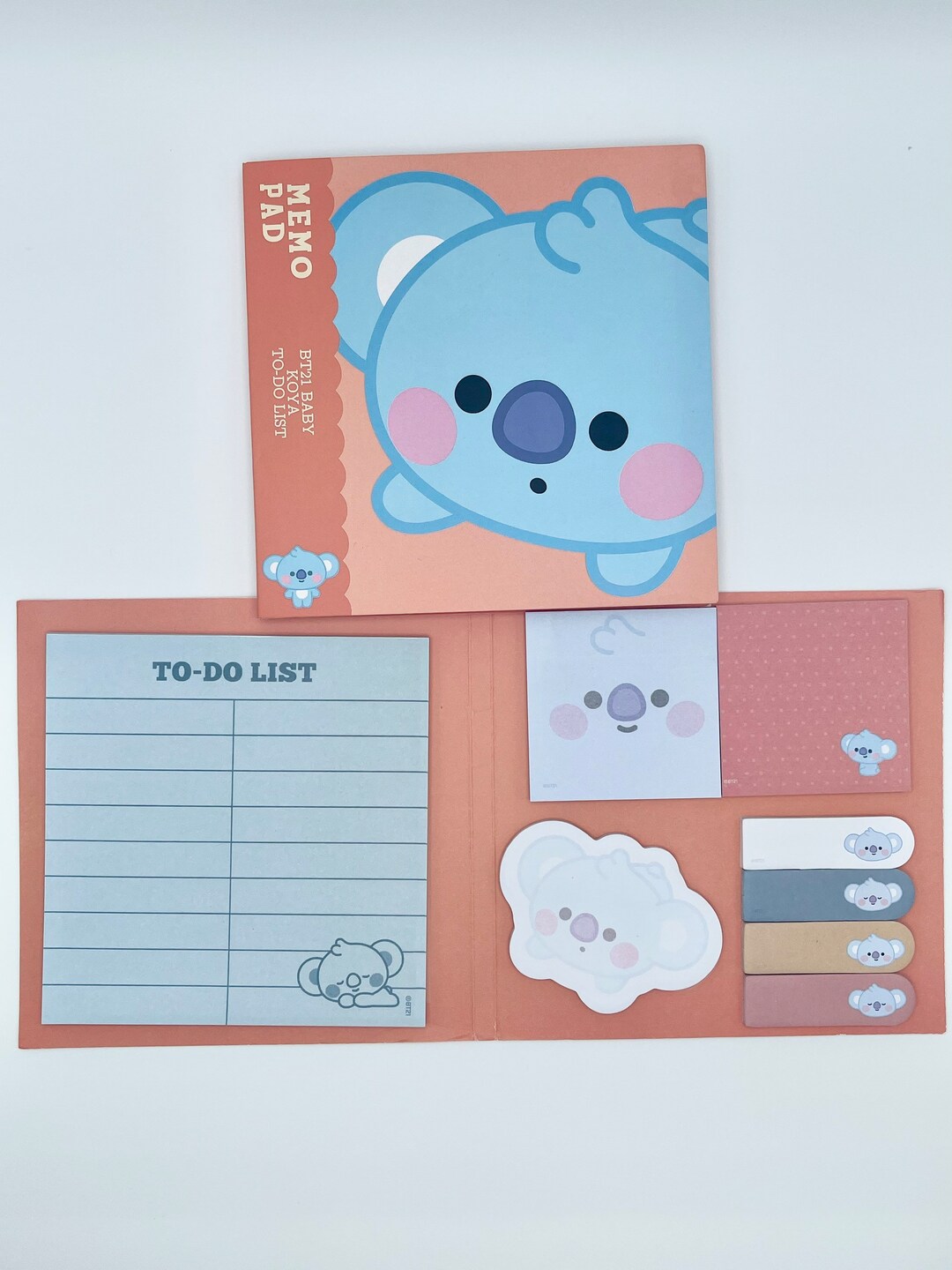 Bt21 Koya Multi Sticky Note Pad - Etsy
