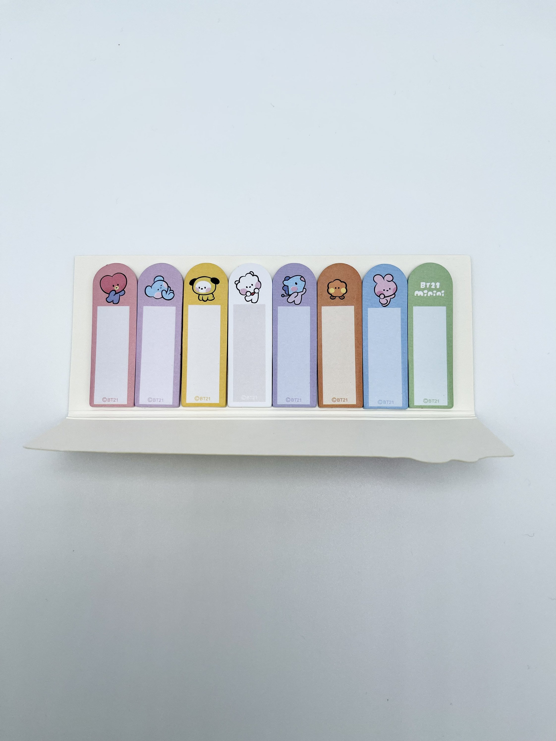 Bt21 Character Sticky Note Tabs - Etsy