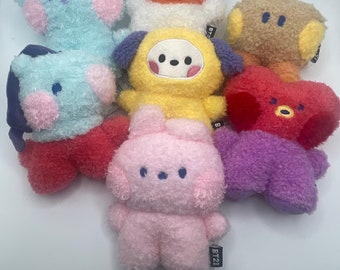 Tata BTS BT21 Official Plush Keychain with Line Friends Tag / Backpack ...