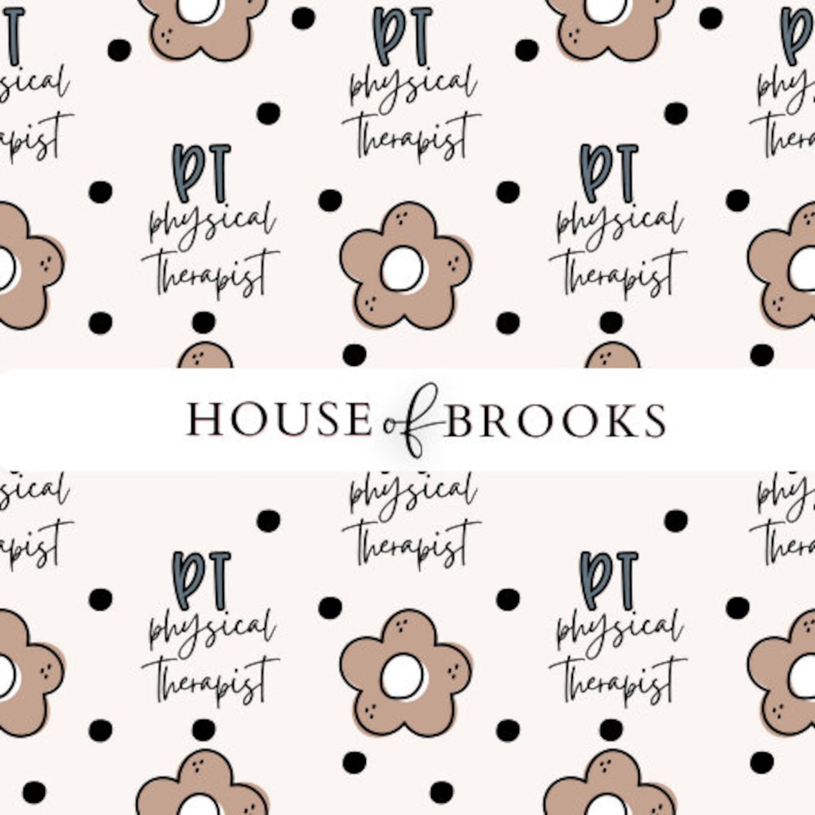 Physical Therapy PNG, Physical Therapist Sublimation, PT Pattern - Etsy