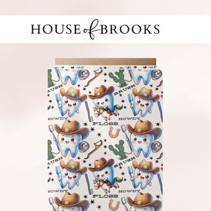 Dentist PNG Design, Cowboy Tooth Seamless Pattern, Dental Hygienist ...