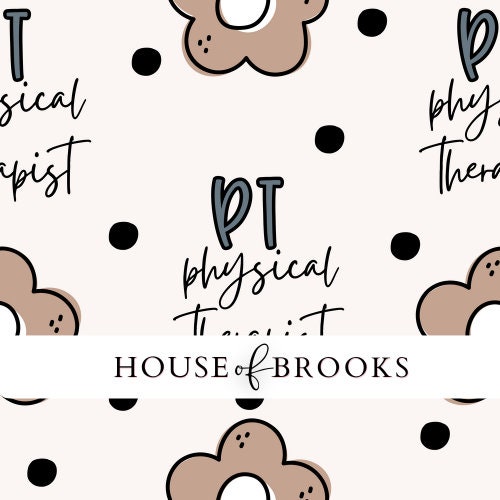 Physical Therapy PNG, Physical Therapist Sublimation, PT Pattern - Etsy