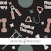 Physical Therapy Seamless Pattern, PT PNG - Etsy