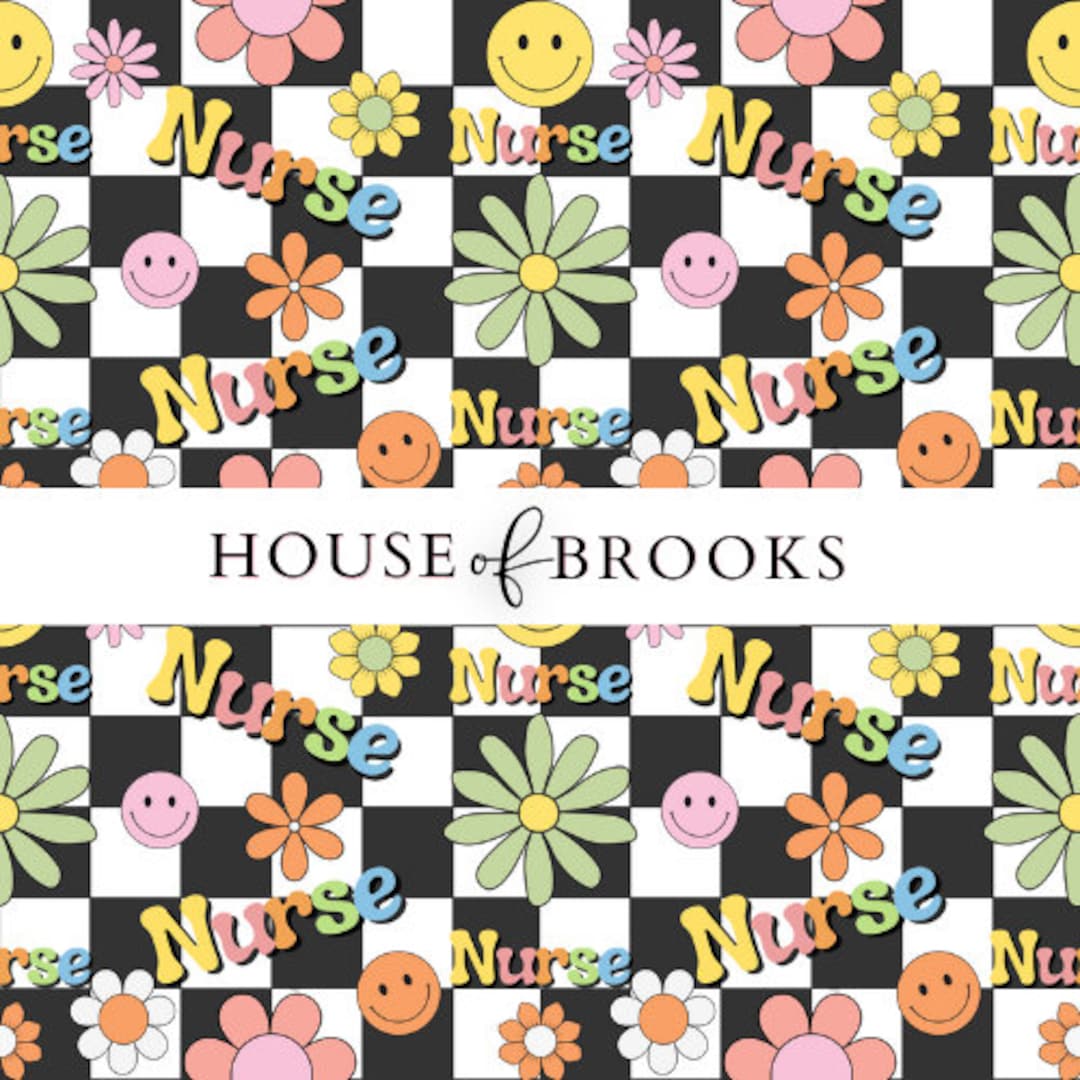 Retro Nursing Pattern, Nursing PNG, Medical Seamless Pattern - Etsy