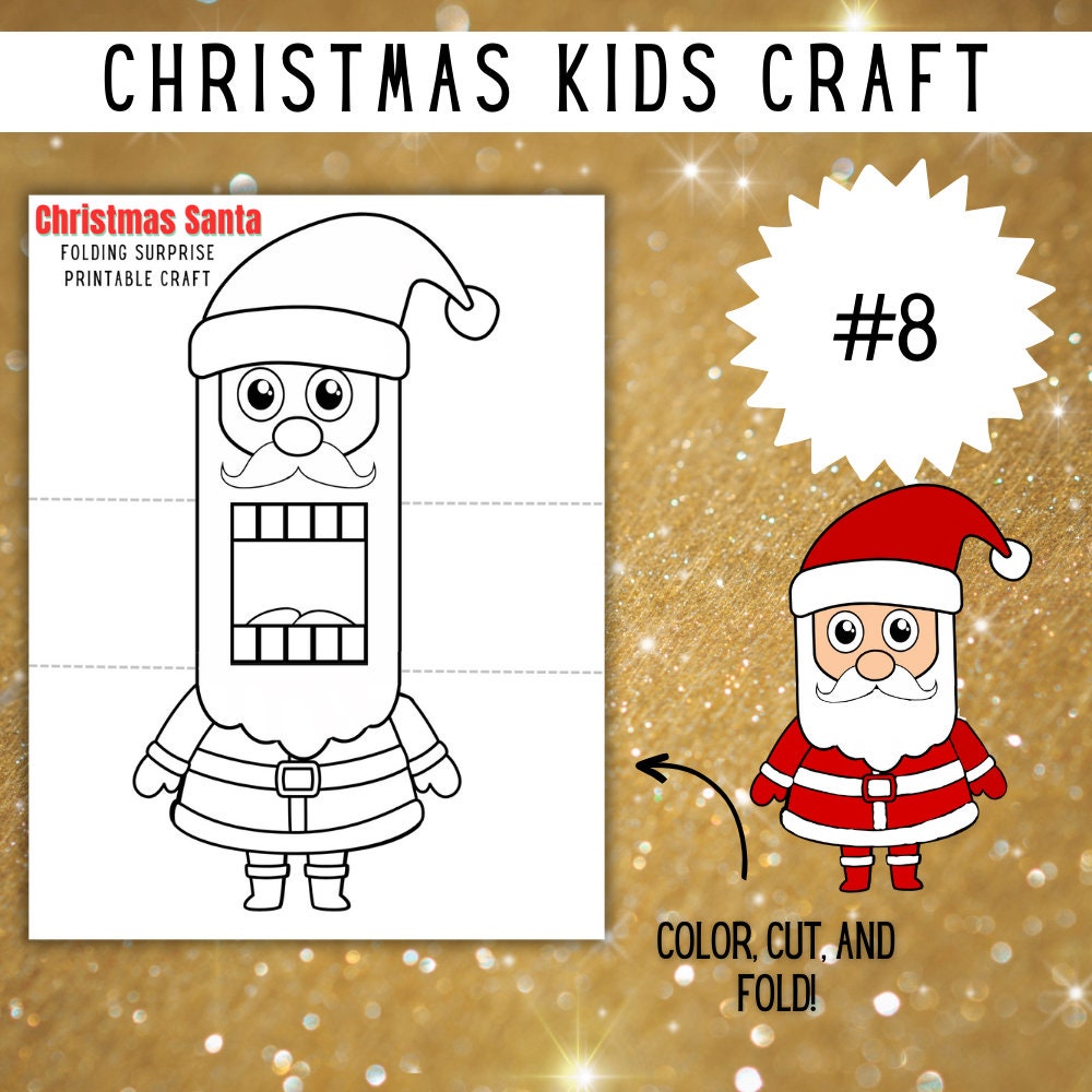 Christmas Childrens Craft Kit Preschool Craft Classroom Craft Party ...