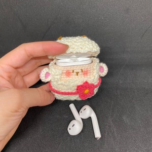 Sheep Crochet Airpods Case - Gen 1, Gen 2, Gen 3, Pro - Animal Earbuds ...