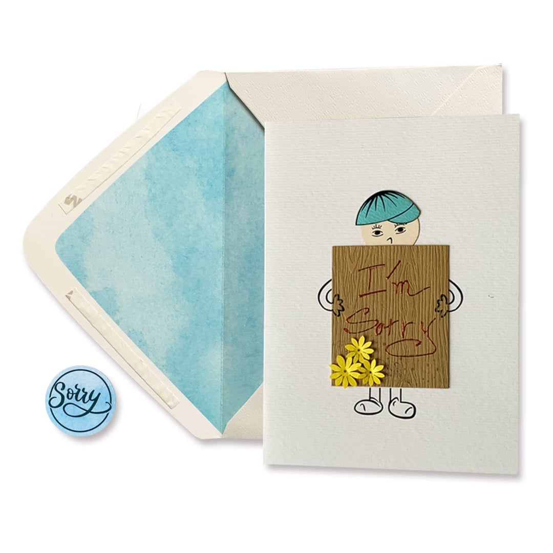 Handmade Sorry Card, Apology Card, I Am Sorry, Forgive Me, Sorry ...