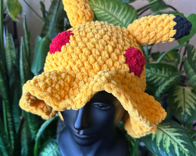 Pikachu Bucket Hat - Etsy