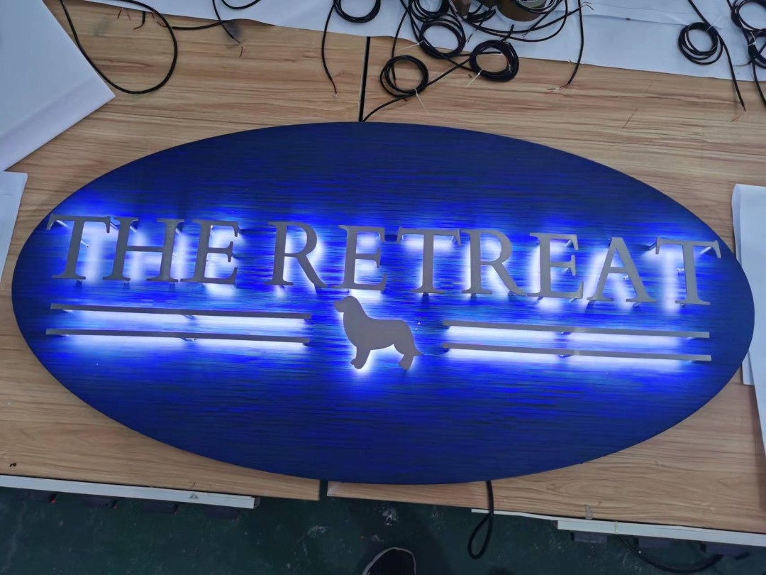 Giant Light up Letters, Personalized Sign for Business, Signs for ...