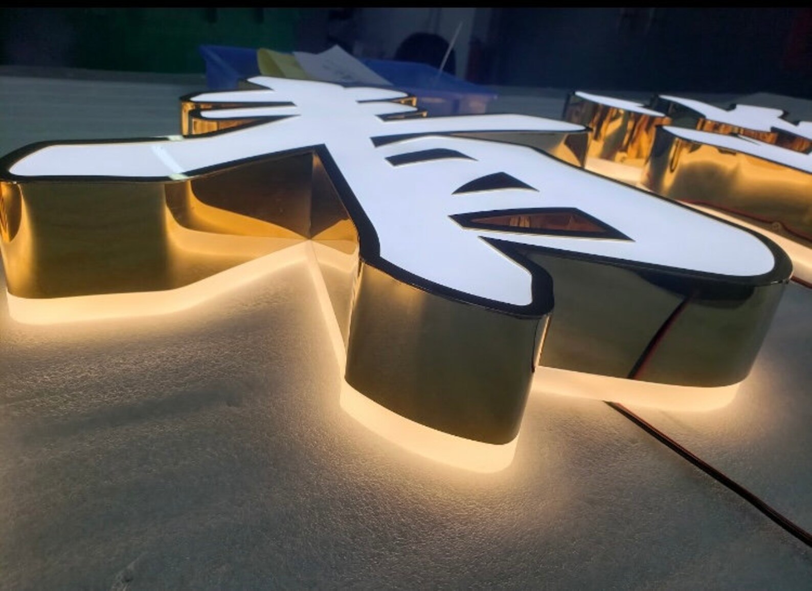 Letters Illuminated, Light up Lights Letters, 3d Logo Sign, Custom Sign ...