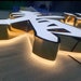 Letters Illuminated, Light up Lights Letters, 3d Logo Sign, Custom Sign ...