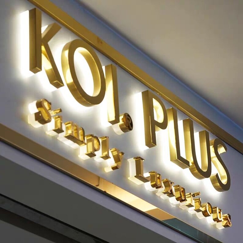 Exterior Custom Signs, Custom Shop Letters, Storefront LED Signs ...