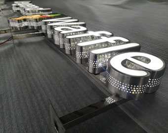 Custom Storefront Letters, Business LED Signs, Light up Storefronts ...