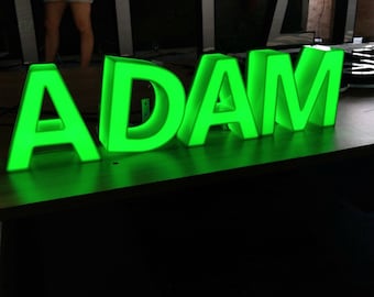 Custom Storefront Letters, Business LED Signs, Light up Storefronts ...