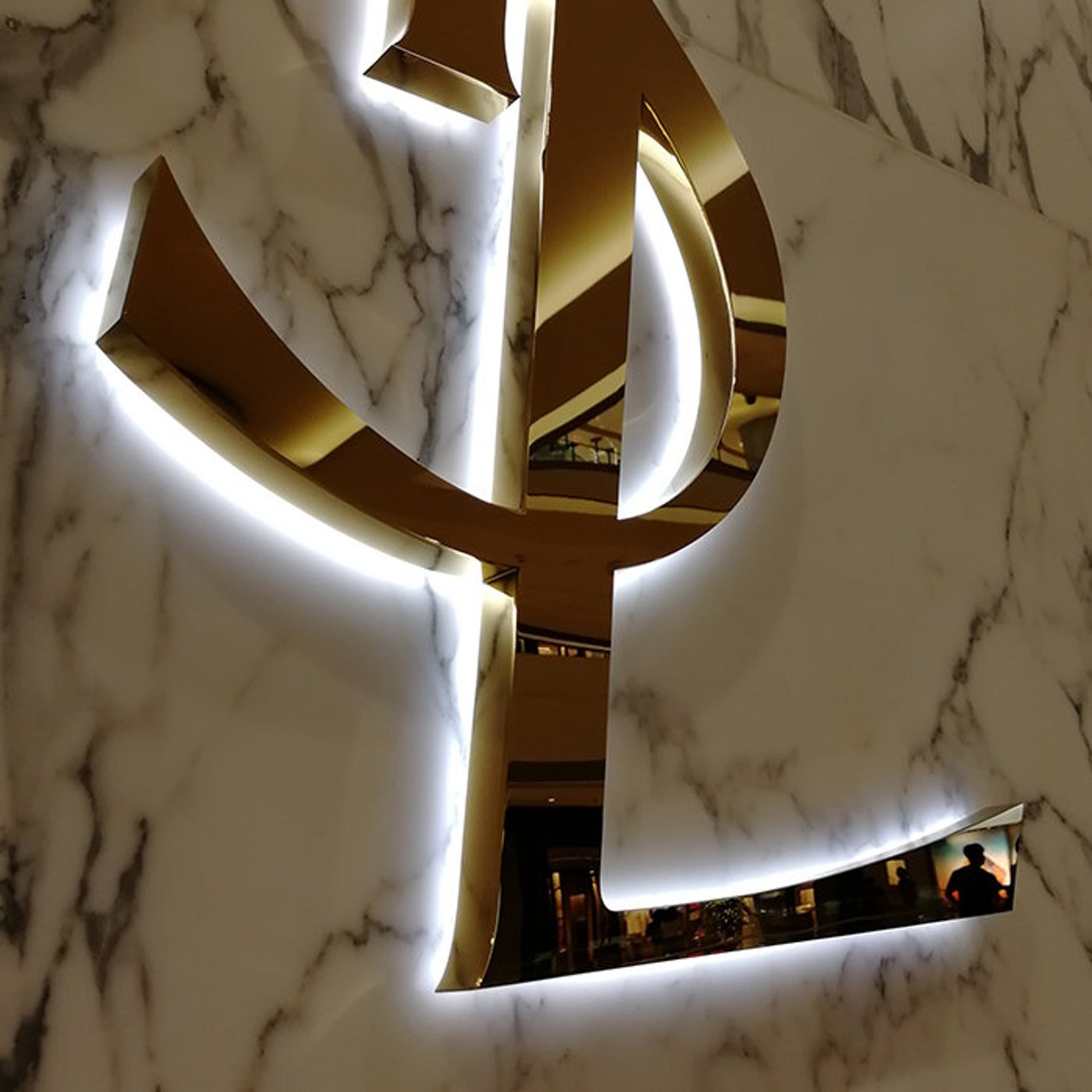 Letters Illuminated, Light up Lights Letters, 3d Logo Sign, Custom Sign ...