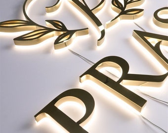 Light up Store Signs, Storefront Custom Signs, LED Business Letters ...