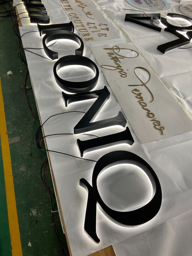 Giant Light up Letters, Personalized Sign for Business, Signs for ...