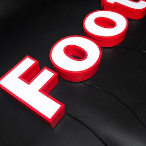 Illuminated Store Signs, LED Custom Signs, Business Sign Letters, Light ...