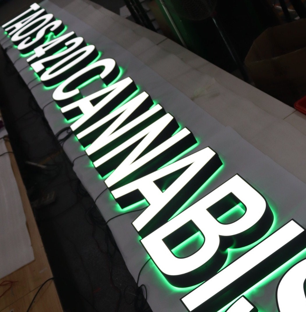 Lighted Outdoor Signs, Custom Lit Signs, Business Neon Letters, Acrylic ...