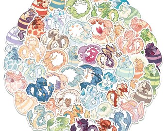 Fantasy Dragon Sticker - Etsy