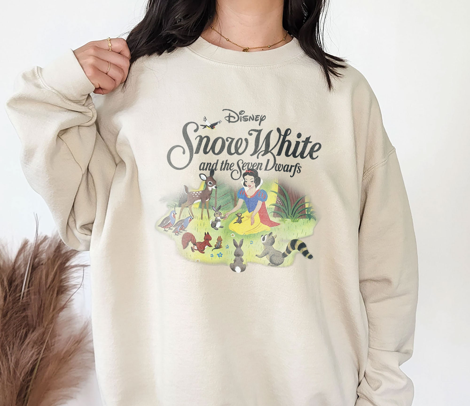 Vintage Disney Snow White Hoodie - munimoro.gob.pe
