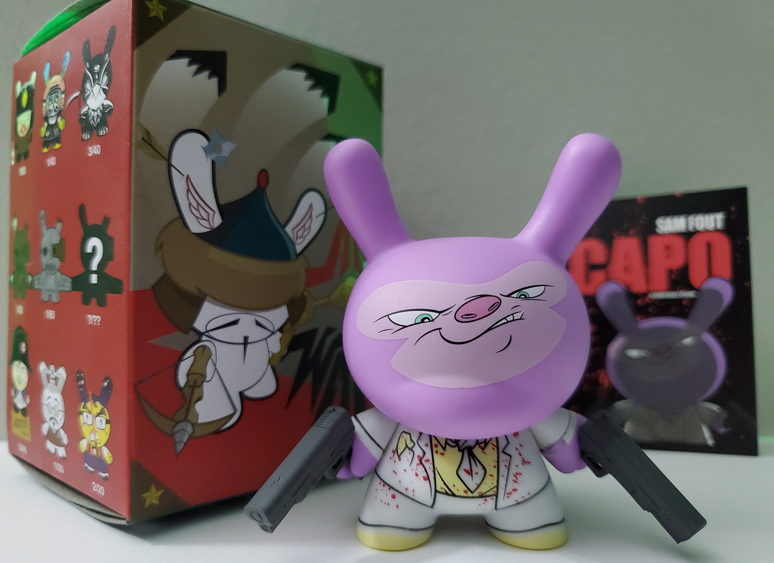 Sam Fout capo Kidrobot Art of War 2014 Series - Etsy