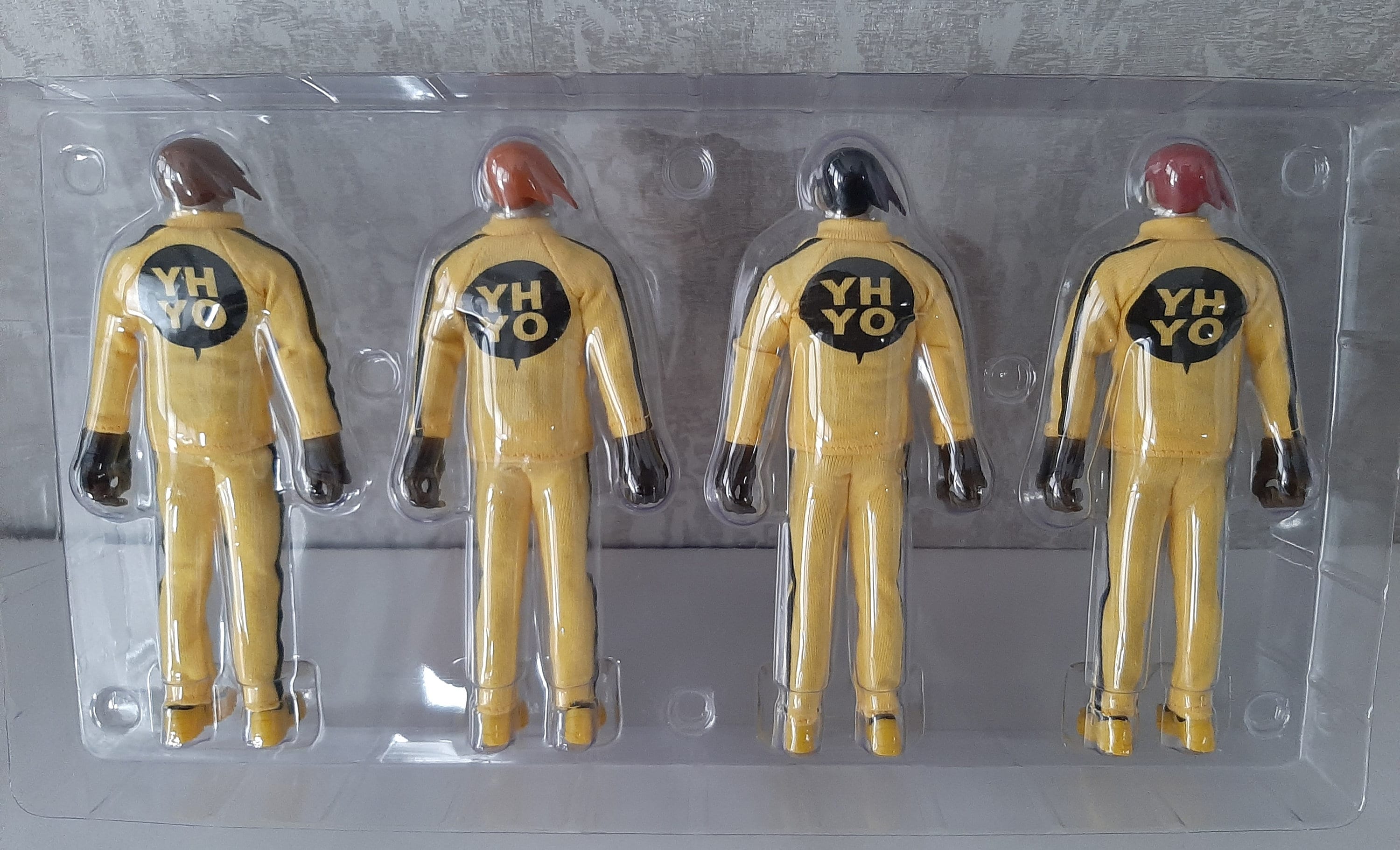 Threea 3A Popbot the Yellow Hornets 4 Pack Poseable Figures With ...