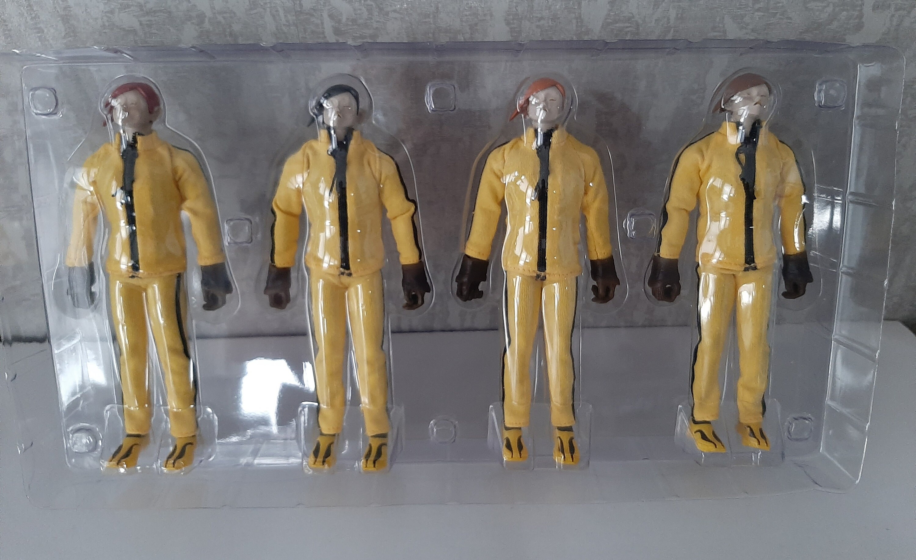 Threea 3A Popbot the Yellow Hornets 4 Pack Poseable Figures With ...