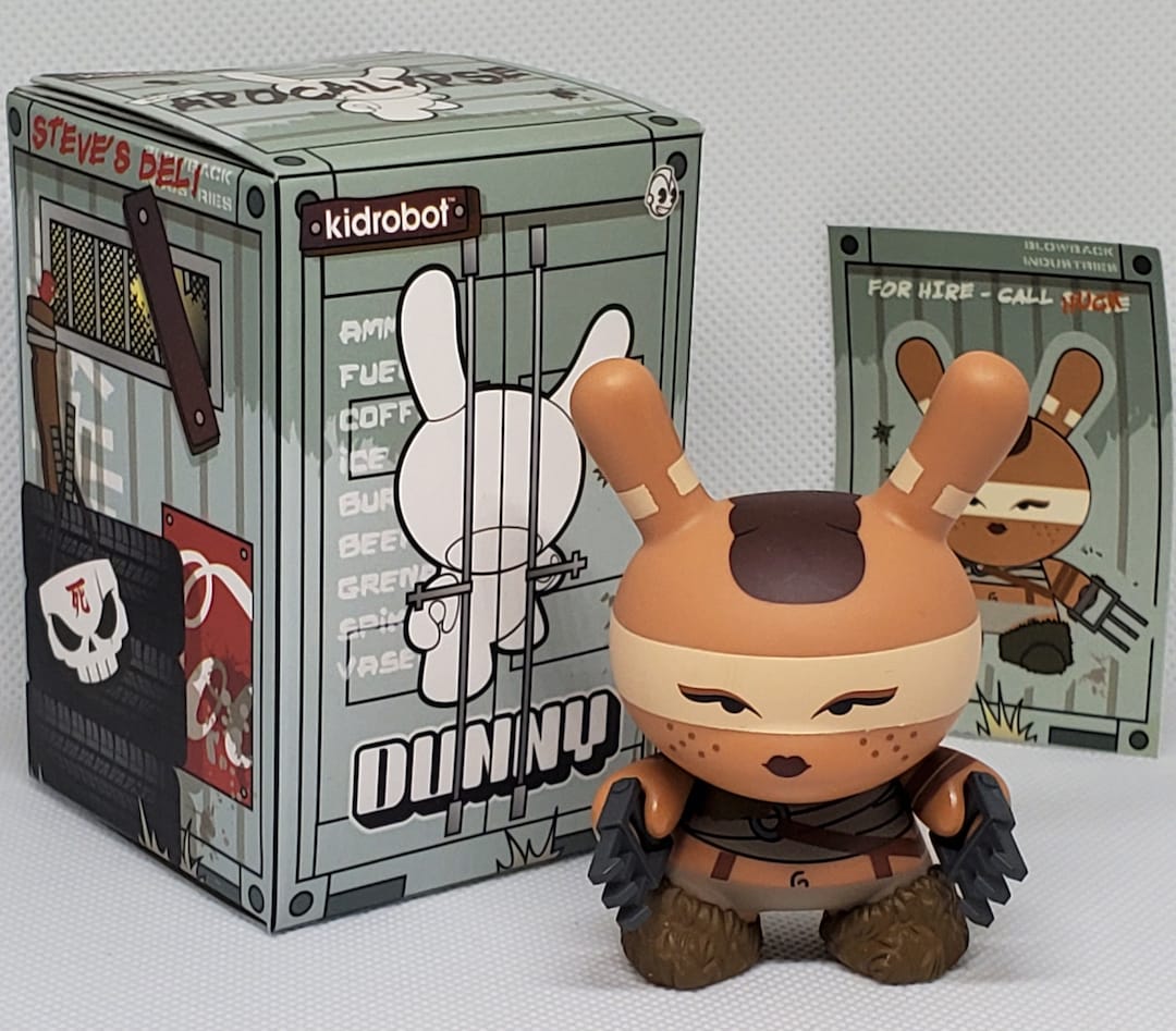 Huck Gee feral Girl Kidrobot 3-inch Post Apocalypse 2013 Series Dunny ...