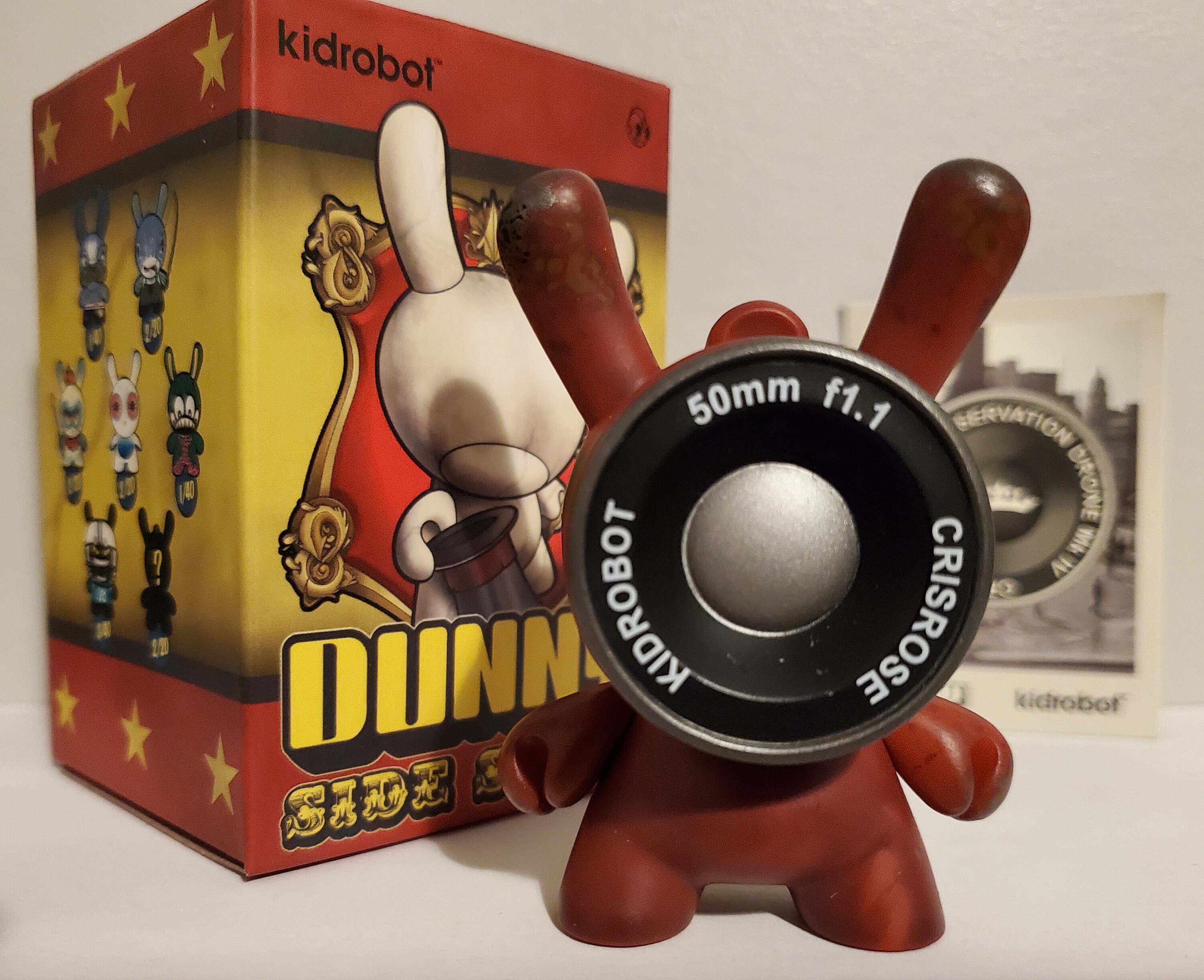 Cris Rose rust Observation Drone 3 Inch Kidrobot Sideshow 2013 Series ...