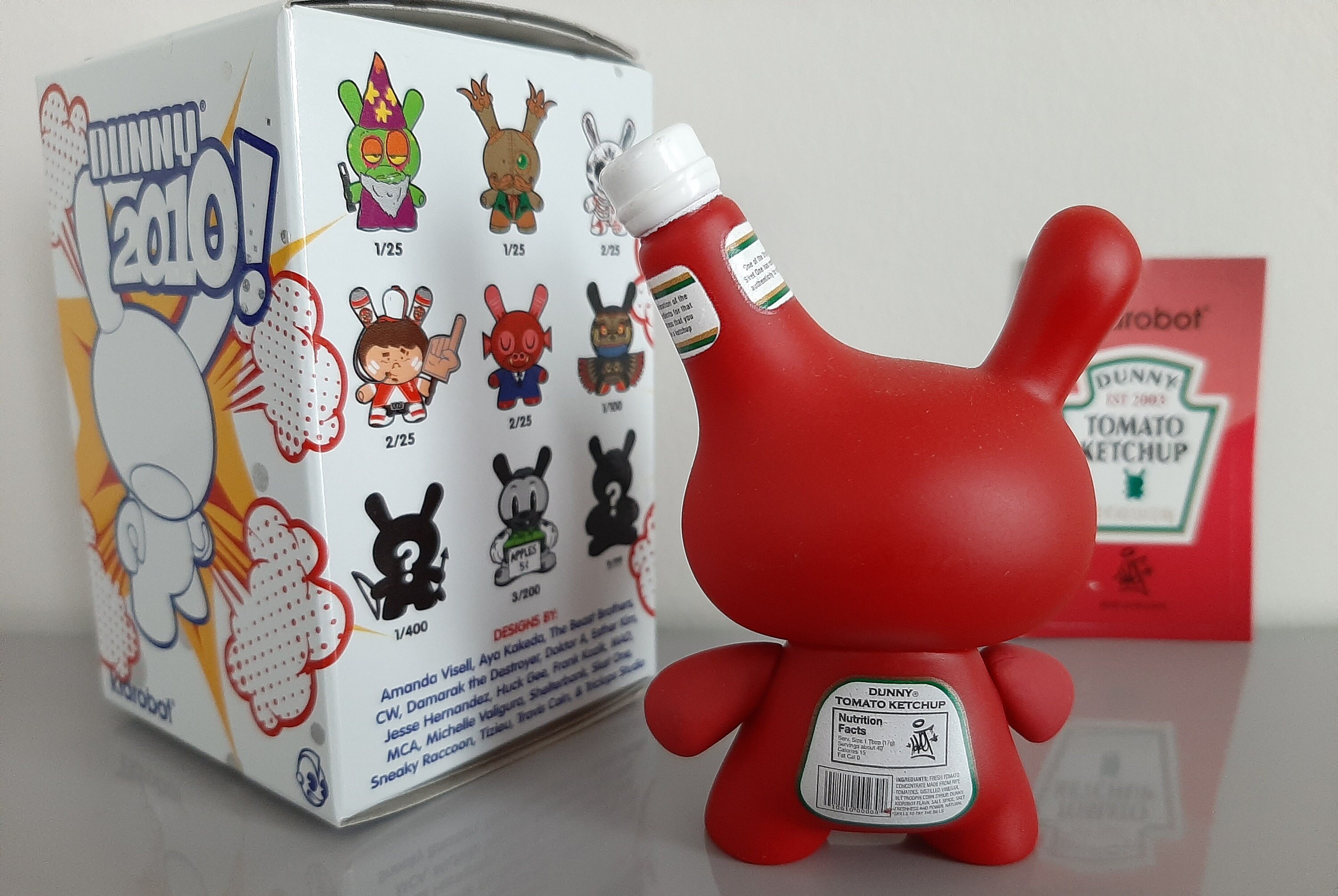 Sket One tomato Ketchup Kidrobot 2010 Series Dunny Art Toy Collectible ...