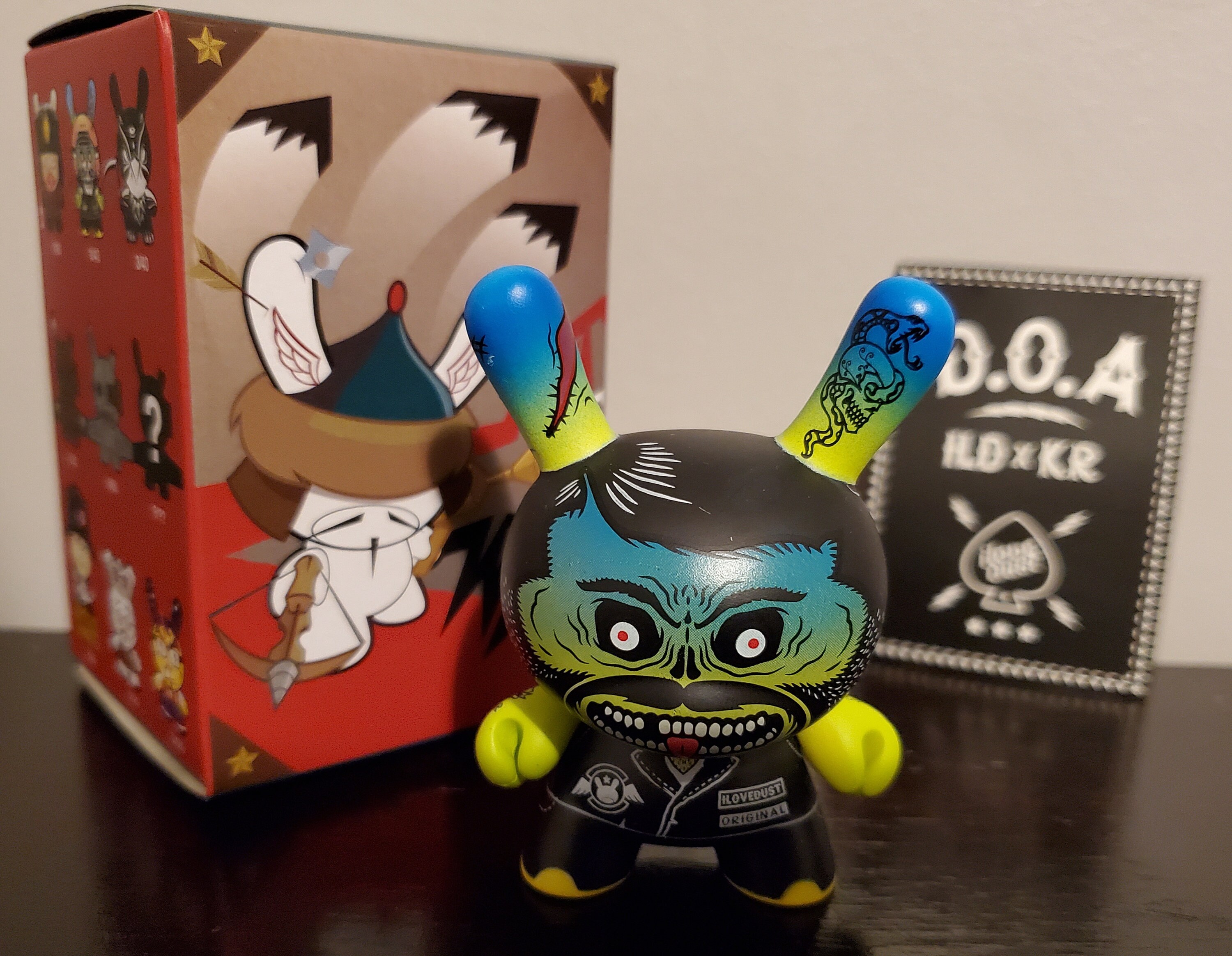 Ilovedust d.o.a. Chase 3 Inch Kidrobot Art of War 2014 Series Dunny Art ...