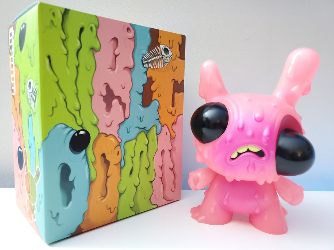 Chris Ryniak meltdown Pink Edition 8 Inch Dunny Art Toy Collectible - Etsy
