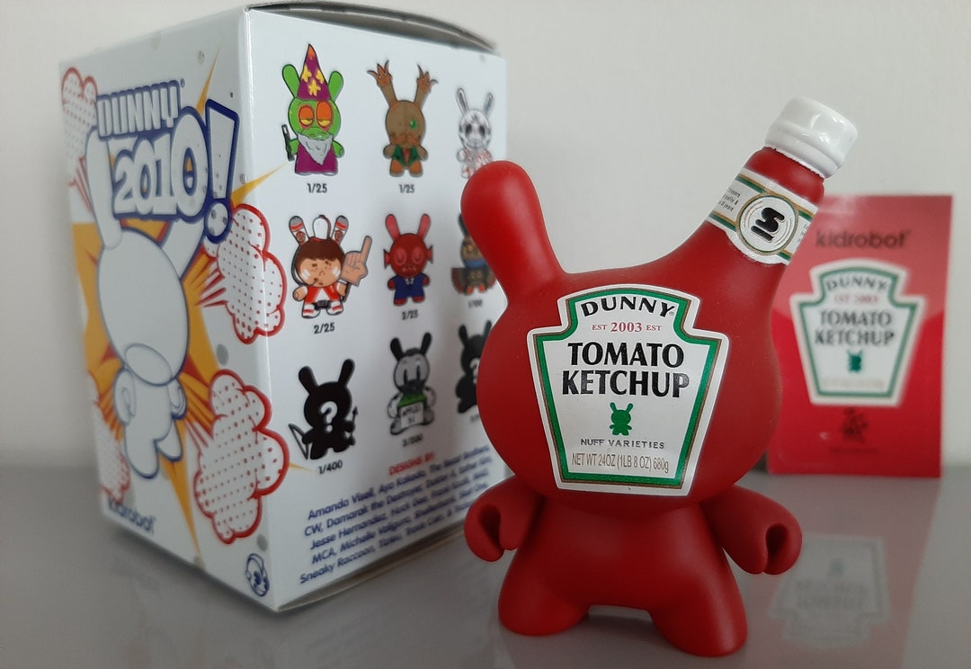 Sket One tomato Ketchup Kidrobot 2010 Series Dunny Art Toy Collectible ...
