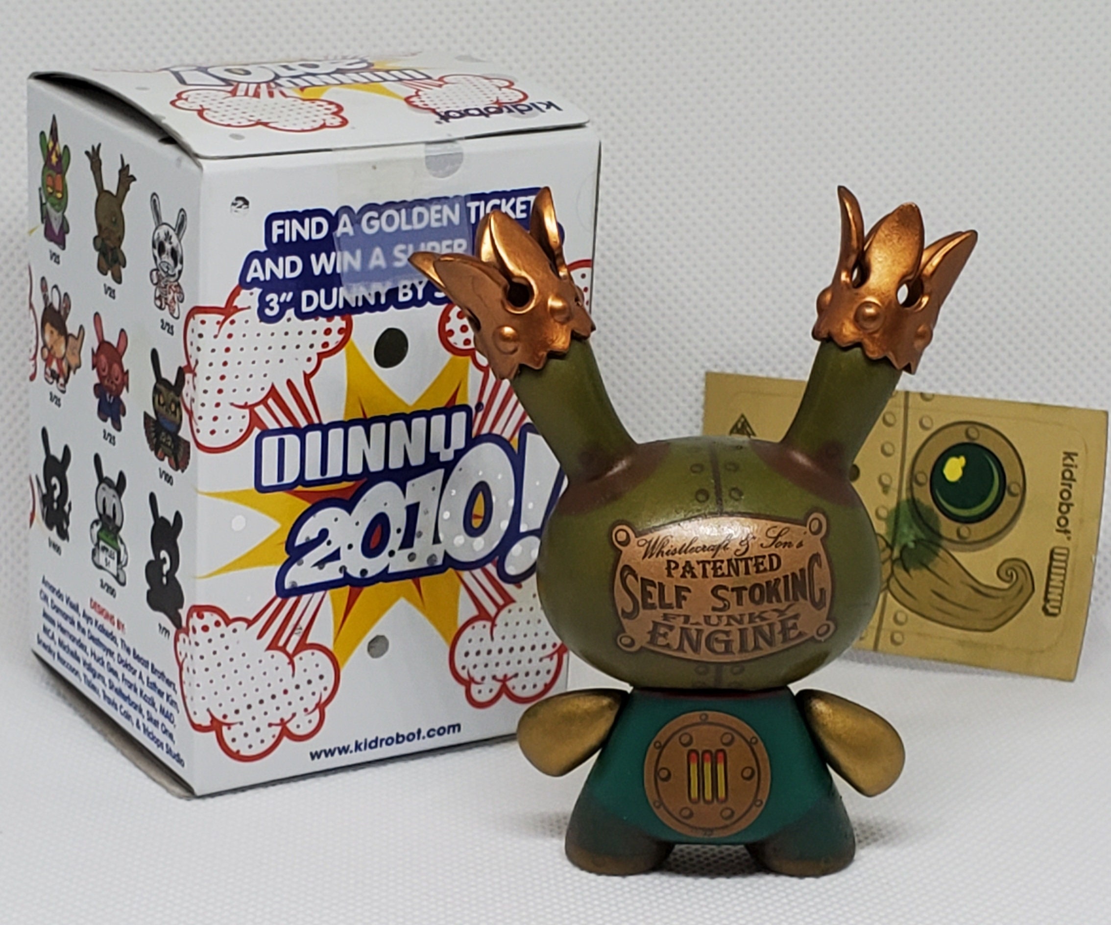 Doktor A the Self-stoking Flunky Engine Kidrobot 2010 Series Dunny Art ...